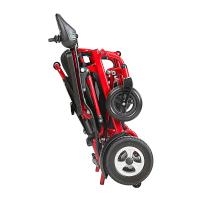 China KSM-602 Foldable Electric Power Wheelchair 24V 12Ah Li-ion Battery Lightweight Remote Control for Home Use for sale