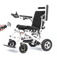 China Foldable Electric Wheelchair 602 Lightweight Aluminum Alloy 130kg Capacity 15km Range Remote Control for sale
