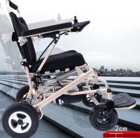 China KSM-602 Lightweight Auto Folding Electric Wheelchair 120kg Capacity 15km Range for sale