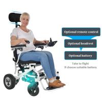 China KSM-602 Lightweight Auto Folding Electric Wheelchair 120kg Capacity 15km Range for sale
