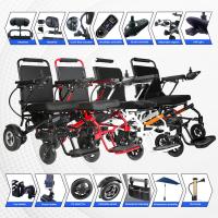 China KSM-602 Portable Electric Wheelchair for Adults Lightweight Remote Control 130kg Capacity 15km Range for sale