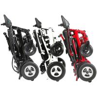 China KSM-602 Folding Electric Wheelchair for Elderly Disabled Lightweight 130kg Capacity 15km Range for sale
