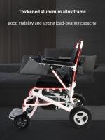 China KSM-602 Folding Electric Wheelchair for Elderly Disabled Lightweight 130kg Capacity 15km Range for sale