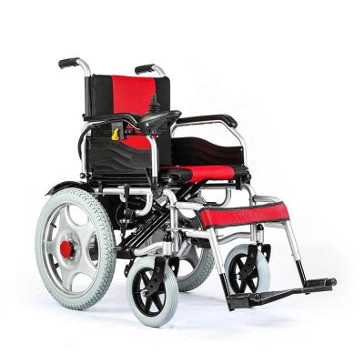 China KSM-501 16inch Lightweight Foldable Power Wheelchair 24V 12Ah Electric Scooter for Adults for sale