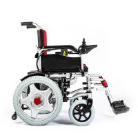 China KSM-501 Foldable Electric Wheelchair 18 inch 130kg Capacity Lightweight Aluminum Alloy for Adults for sale