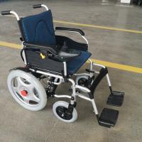 China KSM-501 Foldable Electric Wheelchair 18 inch 130kg Capacity Lightweight Aluminum Alloy for Adults for sale