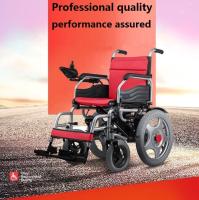 China KSM-501 Foldable Electric Wheelchair 18 inch 130kg Capacity Lightweight Aluminum Alloy for Adults for sale