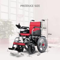 China KSM-501 18 inch Electric Power Wheelchair 250W Motor 24V Battery Foldable Mobility Scooter for Adults for sale