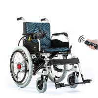 China KSM-502 24V Folding Electric Wheelchair 250W Motor 15km Range Aluminum Alloy for sale