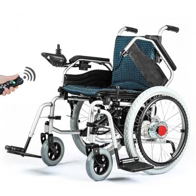 China KSM-502 Lightweight Attendant Controlled Electric Wheelchair 24V 250W 130kg Capacity for sale