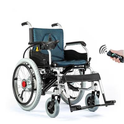 China KSM-502 Electric Power Wheelchair 24 inch Motor Reclining Foldable Scooter 250W 24V for Adult for sale
