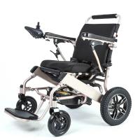China KSM-601P Reclining Backrest Remote Control Off Road Power Wheelchair Folding Electric Wheelchair Extra Widen Seat 21 inch 130kg Load for sale