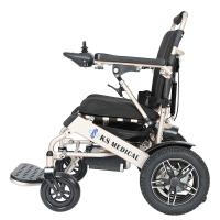China KSM-601P Power Electric Wheelchair with Remote Control Reclining Backrest 520mm Seat Width 130kg Capacity for sale