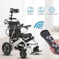 China KSM-601P Power Electric Wheelchair with Remote Control Reclining Backrest 520mm Seat Width 130kg Capacity for sale