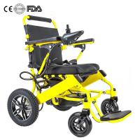 China KSM-601P Extra Wide Electric Wheelchair 130kg Capacity Foldable Portable Lithium Battery Power Wheelchair for Elderly for sale