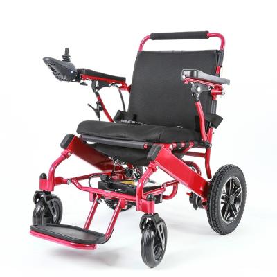 China KSM-601P Aluminum Alloy Power Wheelchair with Reclining Latex Cushion 130kg Capacity 24V Li-ion Battery for sale