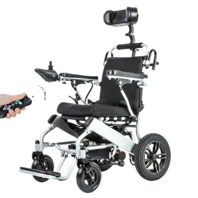 China KSM-601P Electric Power Wheelchair 24V 250W Motor Folding Scooter for Disabled with 52cm Seat for sale