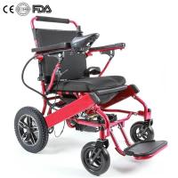 China KSM-601P Ultra Lightweight Foldable Electric Wheelchair 24V Li-ion Battery 130kg Capacity for sale