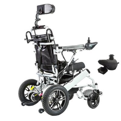 China KSM-601P Reclining 20 Inch Seat Electric Wheelchair Foldable Aluminum Alloy 130kg Capacity for sale