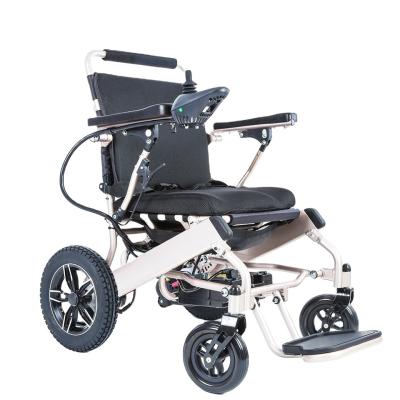China KSM-601P Folding Motorized Power Electric Reclining Wheelchair 520mm Seat 130kg Load for Disabled for sale