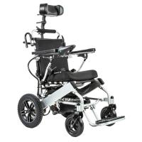 China KSM-601P Reclining Widen Seat 52cm Portable Electric Wheelchair Lightweight Aluminum Alloy 130kg Capacity for sale