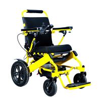 China KSM-601L Lightweight Aluminium Electric Power Wheelchair 24V 12Ah Li-ion Battery 130kg Capacity for sale
