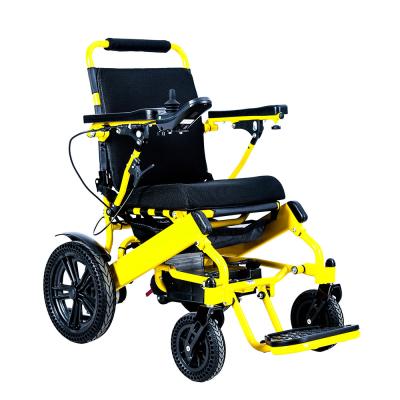 China KSM-601L Lightweight Aluminium Electric Power Wheelchair 24V 12Ah Li-ion Battery 130kg Capacity for sale