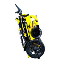 China KSM-601L Lightweight Aluminium Electric Power Wheelchair 24V 12Ah Li-ion Battery 130kg Capacity for sale