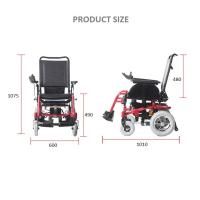 China KSM-510 All Terrain Heavy Duty Electric Wheelchair 500W Motor 150kg Capacity Off Road Power Wheelchair for sale
