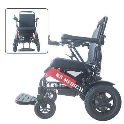 China KSM-601S Brushless Motor Electric Wheelchair 500W Reclining Power Chair with 6AH Li-ion Battery for Elderly for sale