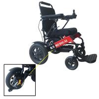 China KSM-601S Brushless Motor Electric Wheelchair 500W Reclining Power Chair with 6AH Li-ion Battery for Elderly for sale
