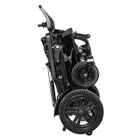China KSM-601L Foldable Lightweight Electric Wheelchair 26kg Reclining Power Wheelchair 130kg Capacity for sale