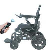 China Foldable Motorized Electric Wheelchair 601L with LCD Voice Joystick 26kg 6km/h for sale