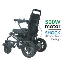 China KSM-601L Foldable Power Wheelchair with LCD Joystick Controller 130kg Capacity 6km/h Speed for sale
