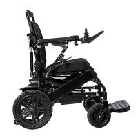 China KSM-601L Reclining Lightweight Folding Power Wheelchair 26kg 130kg Load LCD Voice Controller for sale