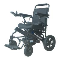 China KSM-601L Reclining Lightweight Folding Power Wheelchair 26kg 130kg Load LCD Voice Controller for sale