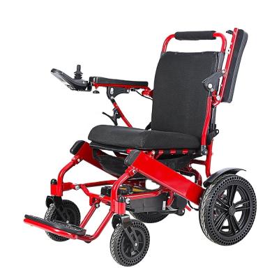 China KSM-601L Folding Electric Wheelchair 24V Li-ion Battery 250W Motor LCD Display Voice Controller Reclining Power Wheelchair for sale