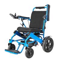 China KSM-601L Lightweight Folding Electric Wheelchair 27.5kg Aluminum Alloy with LCD Voice Controller for Disabled Elderly for sale