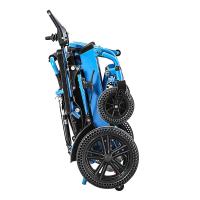 China KSM-601L Lightweight Folding Electric Wheelchair 27.5kg Aluminum Alloy with LCD Voice Controller for Disabled Elderly for sale