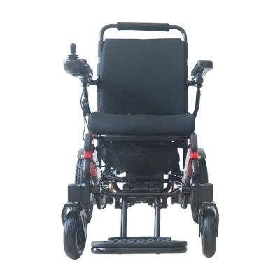China KSM-601S Brushless Electric Wheelchair 500W 6Ah Li-Ion Foldable Travel Reclining Remote Control for sale