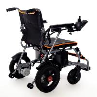 China KSM-506 Lightweight Foldable Electric Power Wheelchair 250W Motor 12Ah Battery Travel Chair for sale