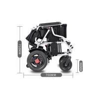 China KSM-506 Medical Folding Electric Wheelchair 24V 250W with Solid Wheels 120kg Capacity for sale