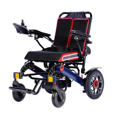 China KSM-605 Auto Open Fold Lightweight Power Electric Wheelchair 24V for Elderly Folding Wheelchair for sale