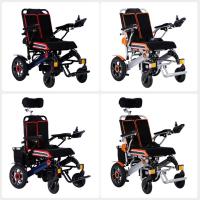 China KSM-605 Auto Open Fold Lightweight Power Electric Wheelchair 24V for Elderly Folding Wheelchair for sale