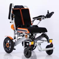 China KSM-605 Automatic Folding Electric Wheelchair 24V Li-ion 15km Range Lightweight Aluminum Alloy for sale