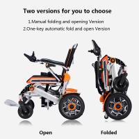 China KSM-605 Automatic Folding Electric Wheelchair 24V Li-ion 15km Range Lightweight Aluminum Alloy for sale