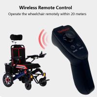 China KSM-605 Automatic Folding Electric Wheelchair 24V Li-ion 15km Range Lightweight Aluminum Alloy for sale