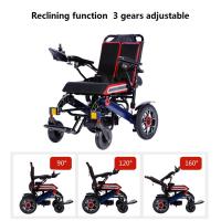 China KSM-605 Automatic Folding Electric Wheelchair 24V Li-ion 15km Range Lightweight Aluminum Alloy for sale