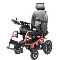 China KSM-510 All Terrain Heavy Duty Power Wheelchair 500W Motor 150kg Capacity Remote Control Electric Wheelchair with Luxury Seat for sale