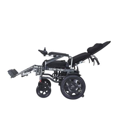 China KSM-508 Electric Reclining Wheelchair High Back 90-160 Adjustable 12AH Battery for sale